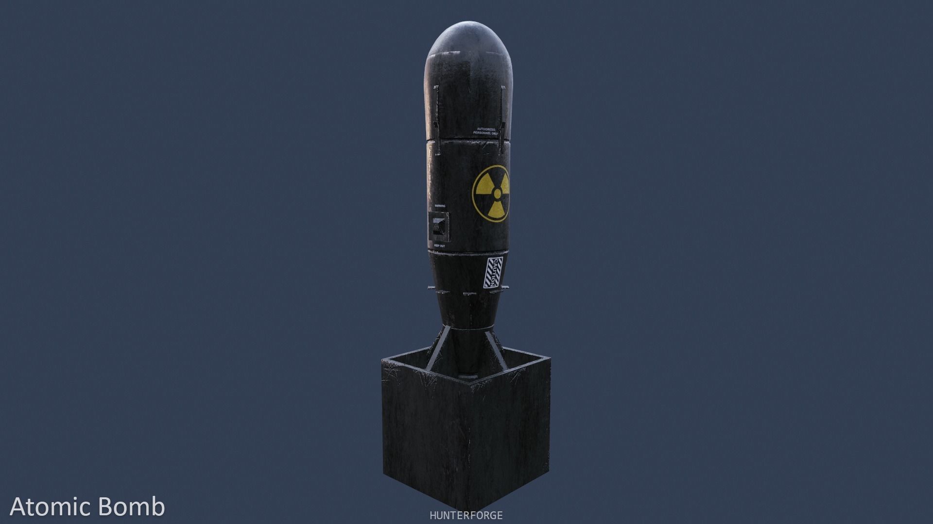 3D model Atomic bomb VR / AR / low-poly | CGTrader