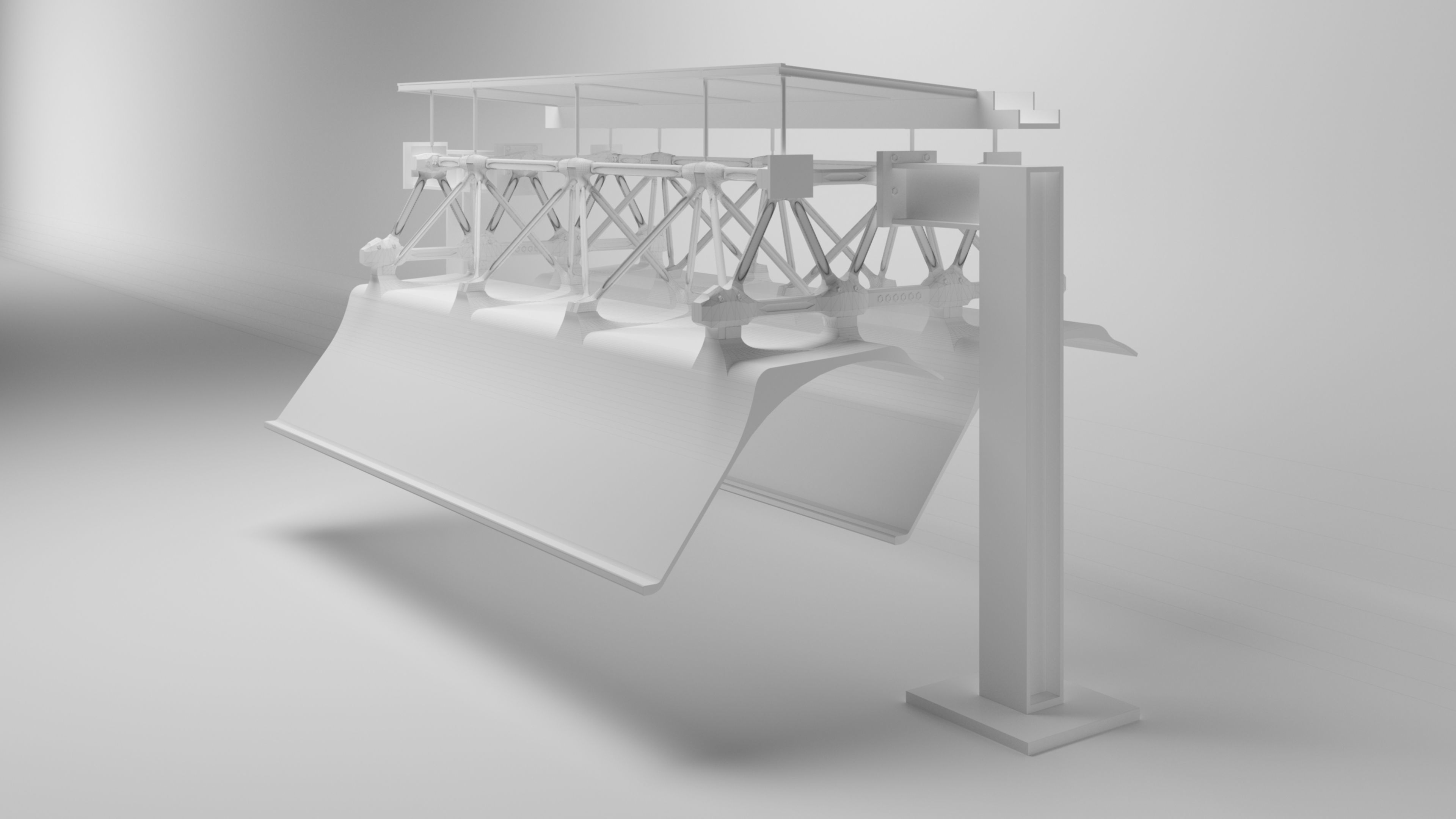 Menil Collection Structure Details Module free 3D model | CGTrader