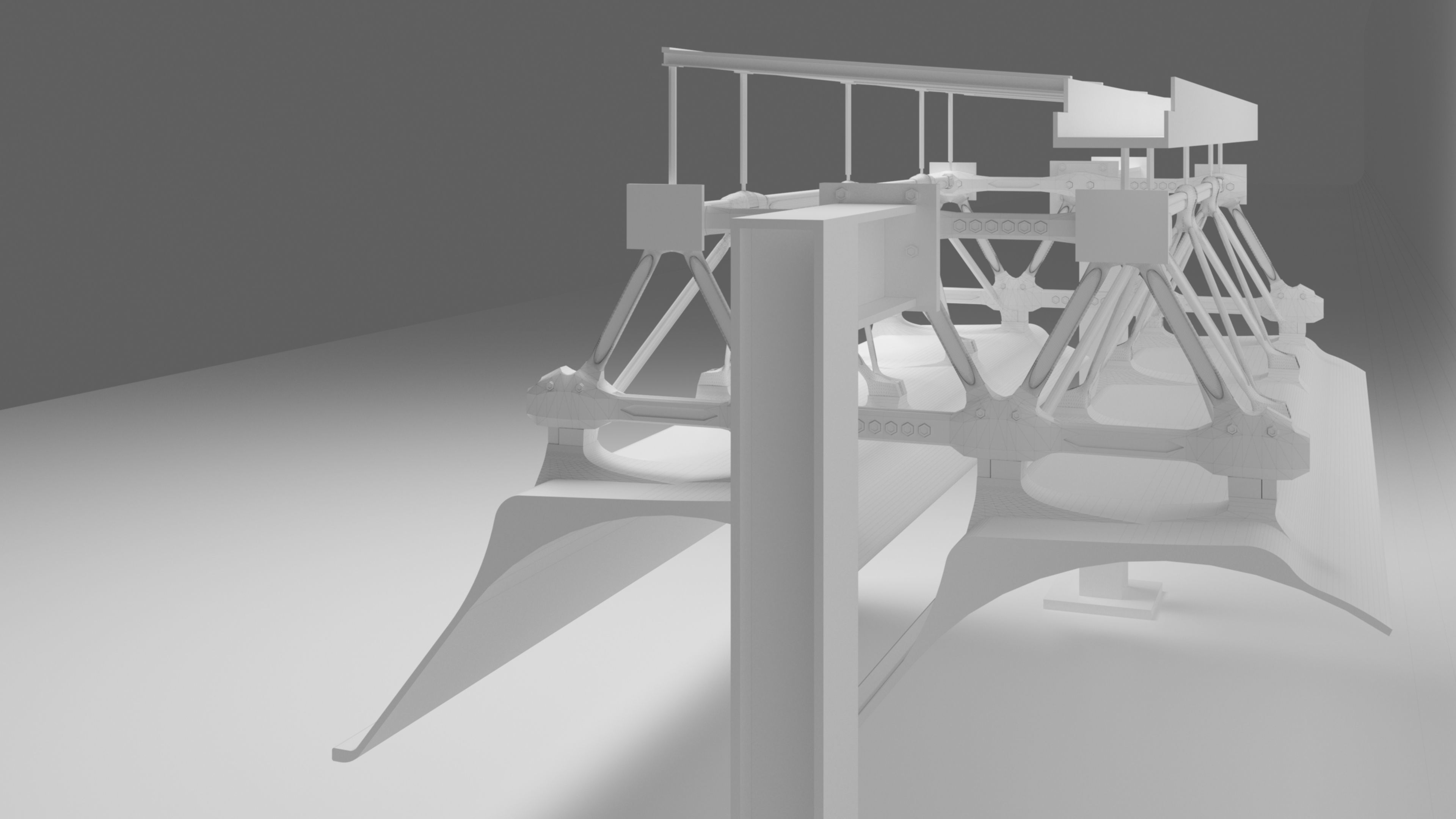 Menil Collection Structure Details Module free 3D model | CGTrader