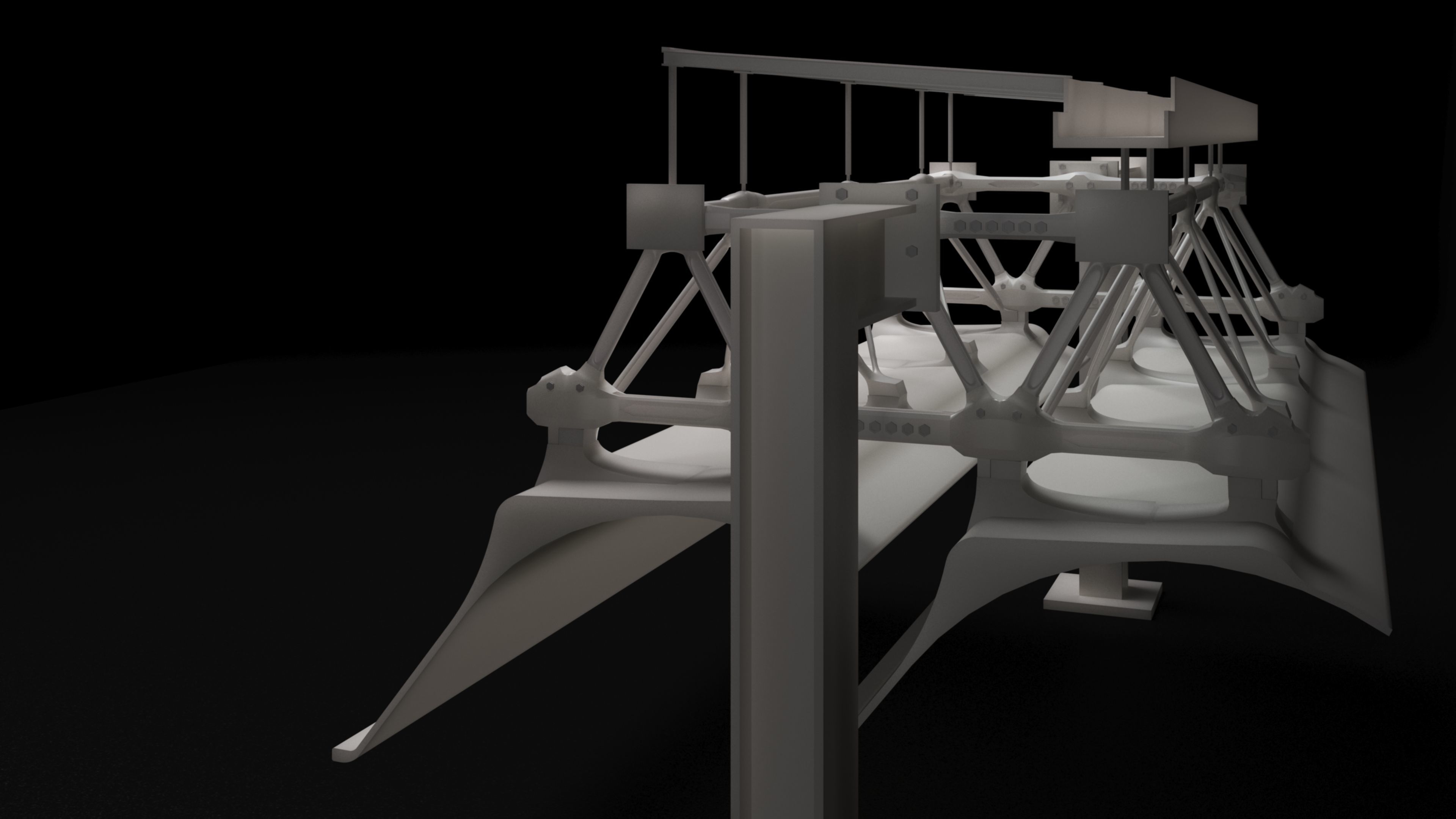 Menil Collection Structure Details Module free 3D model | CGTrader