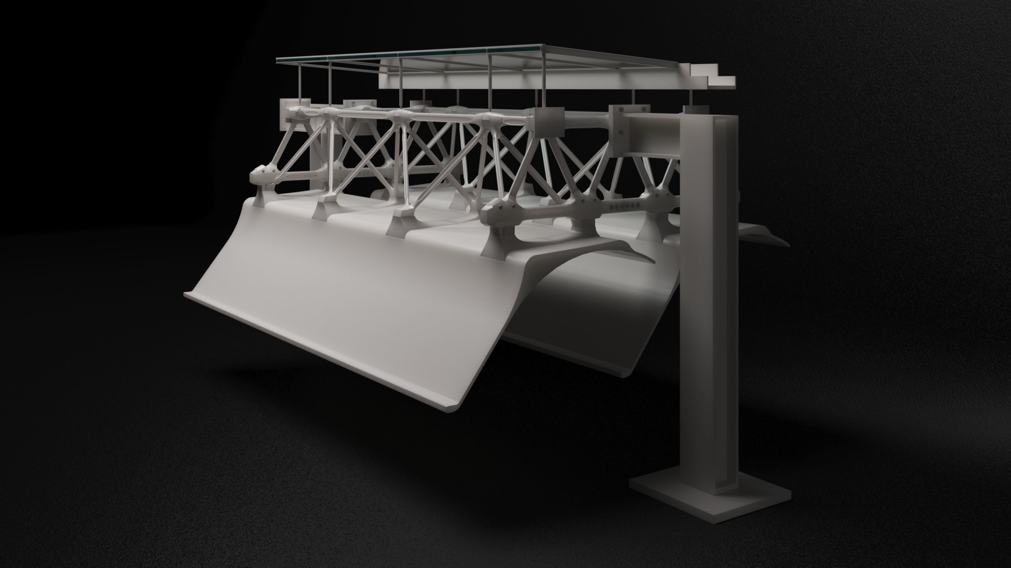 Menil Collection Structure Details Module free 3D model | CGTrader