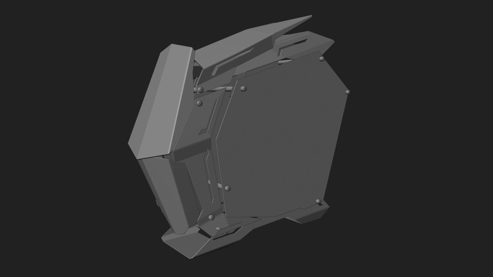 3D model PC case MOD3 VR / AR / low-poly | CGTrader