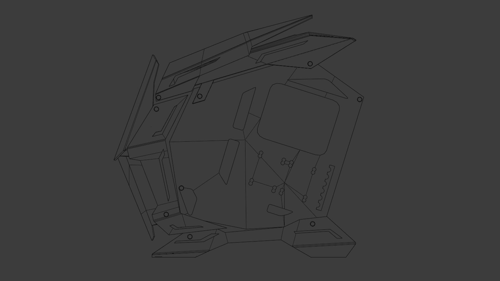 3D model PC case MOD3 VR / AR / low-poly | CGTrader