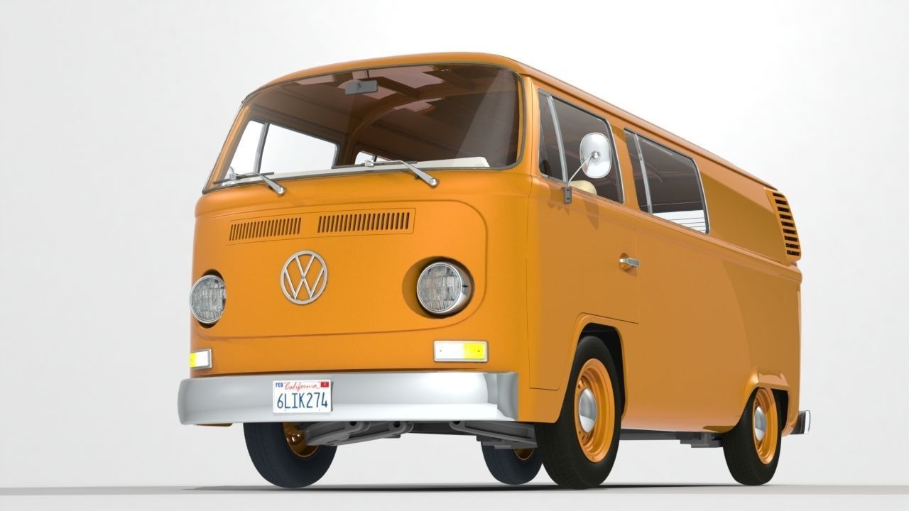 Volkswagen BUS 3D model 3D printable | CGTrader