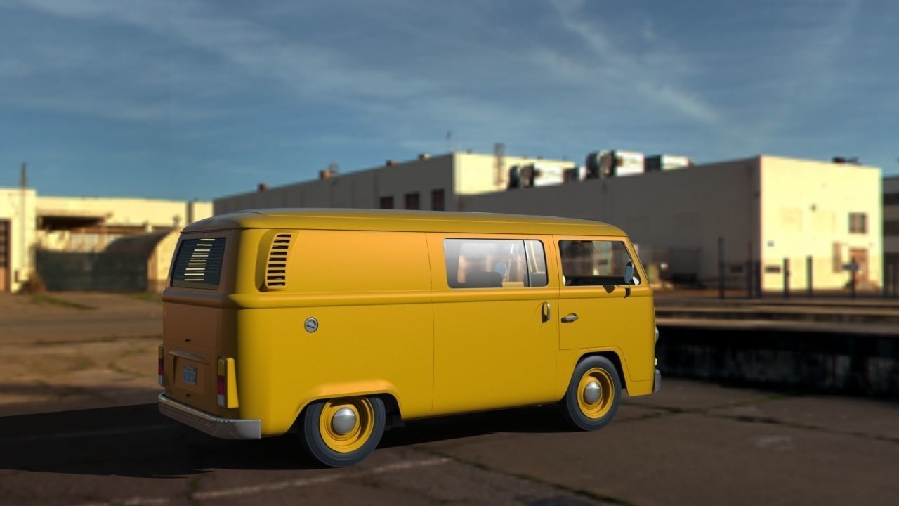 Volkswagen BUS 3D model 3D printable | CGTrader