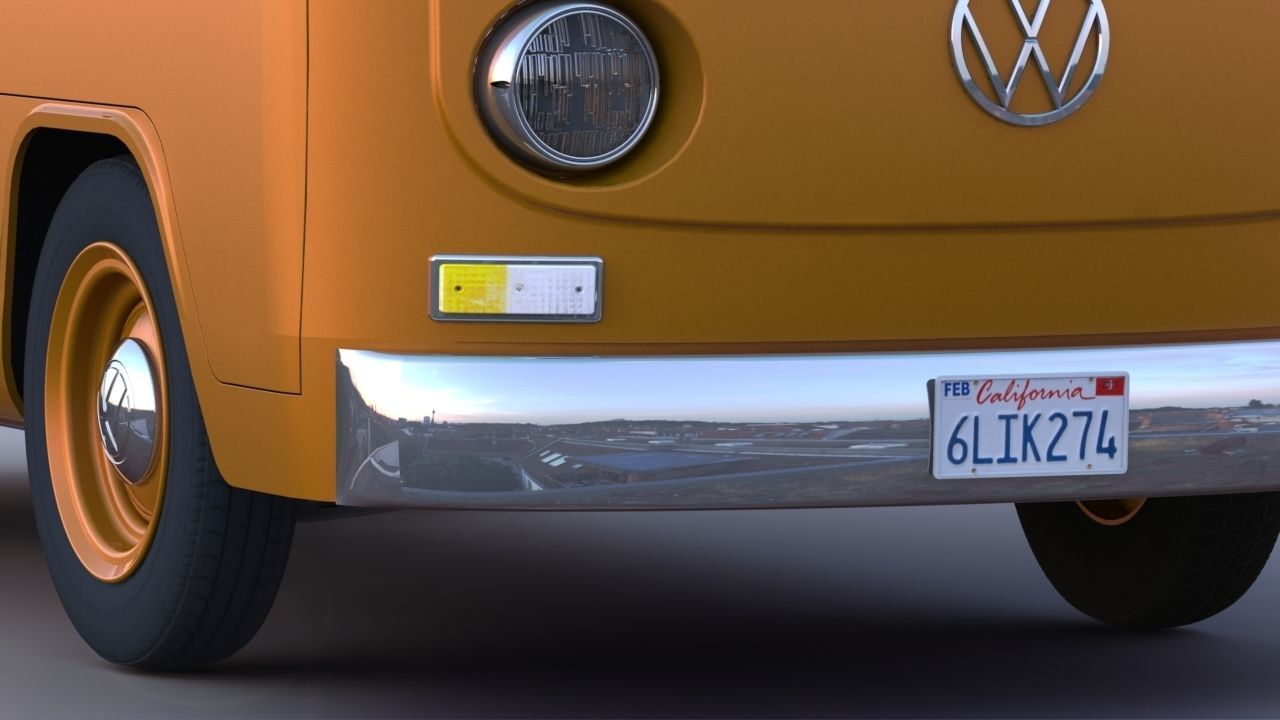 Volkswagen BUS 3D model 3D printable | CGTrader
