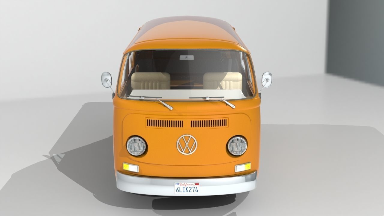 Volkswagen BUS 3D model 3D printable | CGTrader