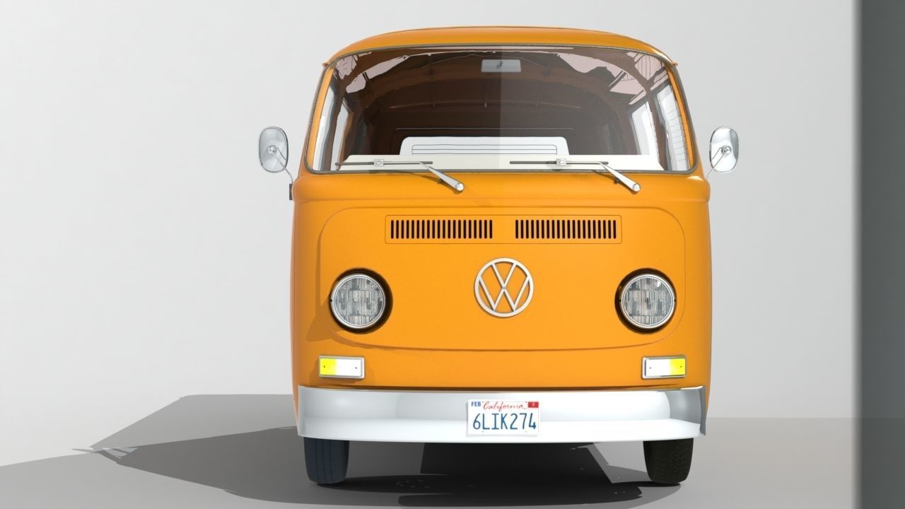 Volkswagen BUS 3D model 3D printable | CGTrader