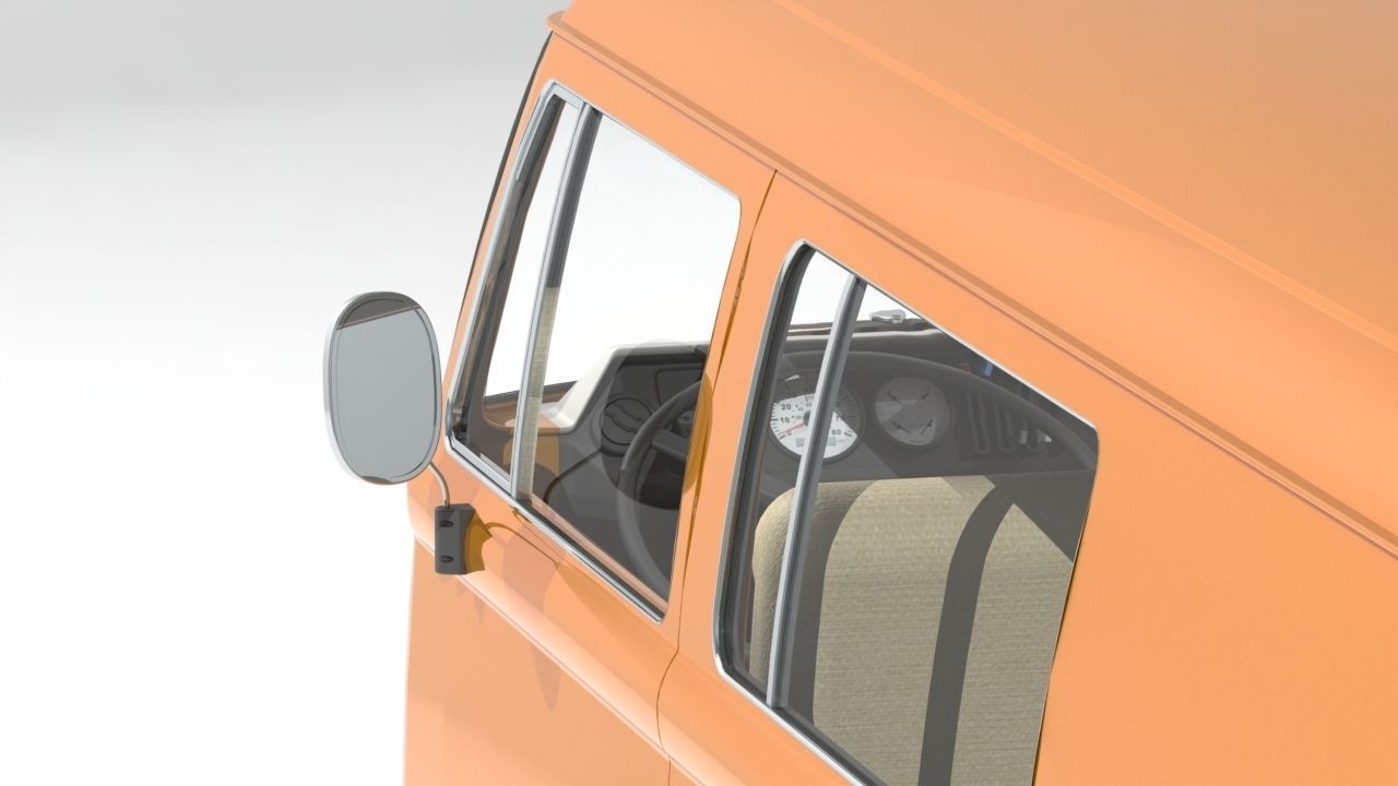 Volkswagen BUS 3D model 3D printable | CGTrader