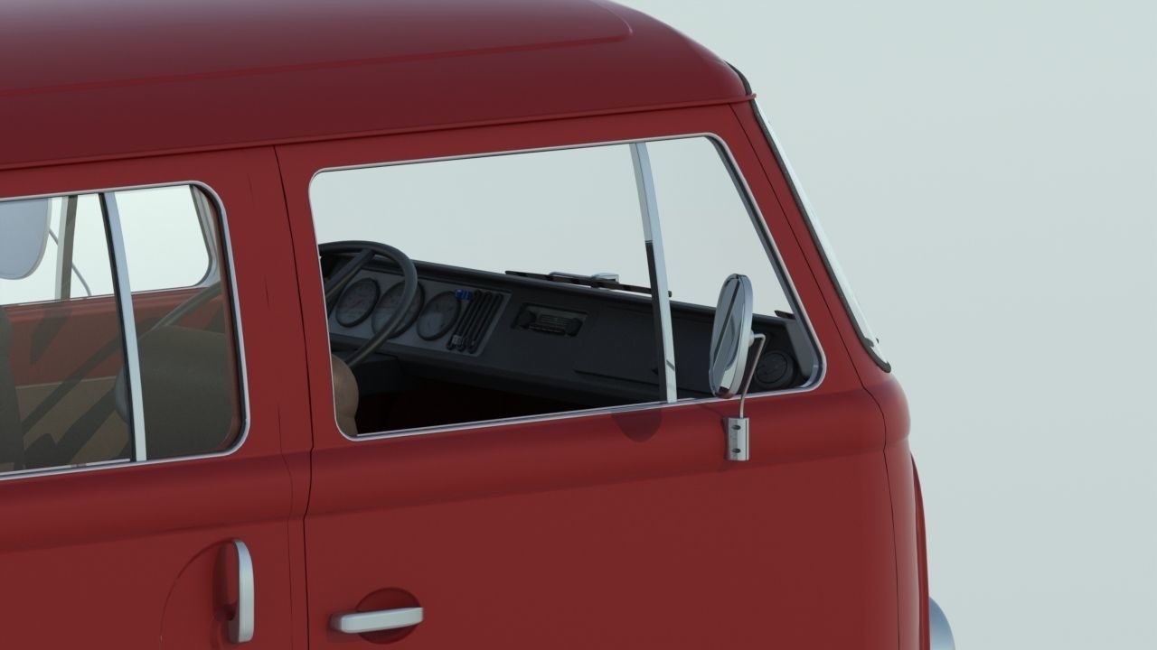 Volkswagen BUS 3D model 3D printable | CGTrader