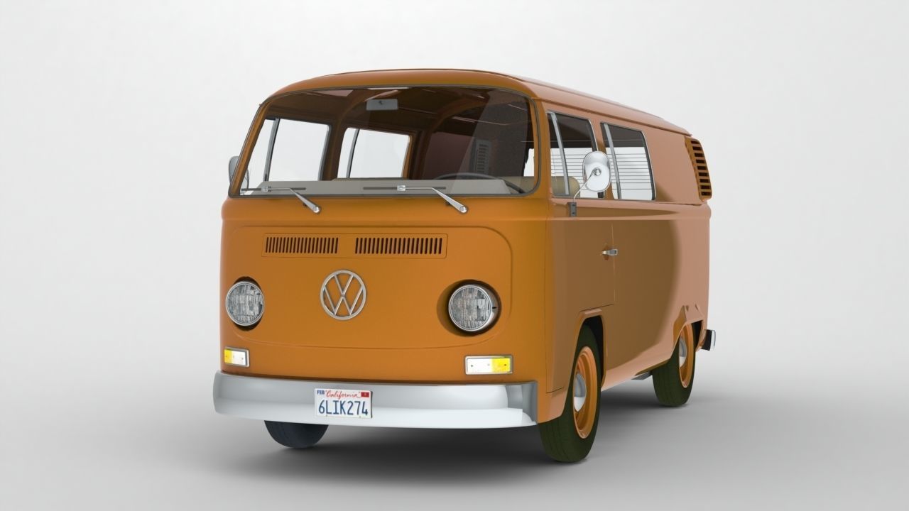 Volkswagen BUS 3D model 3D printable | CGTrader