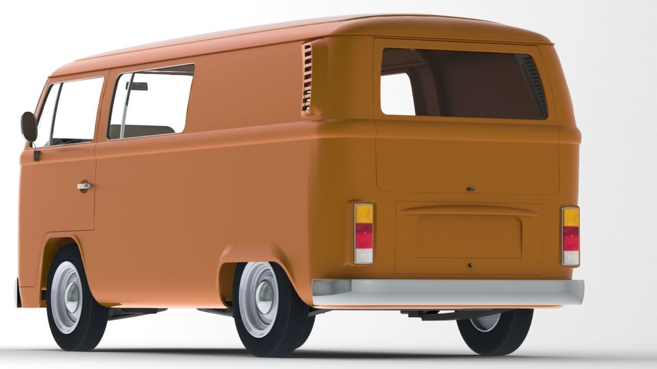 Volkswagen BUS 3D model 3D printable | CGTrader