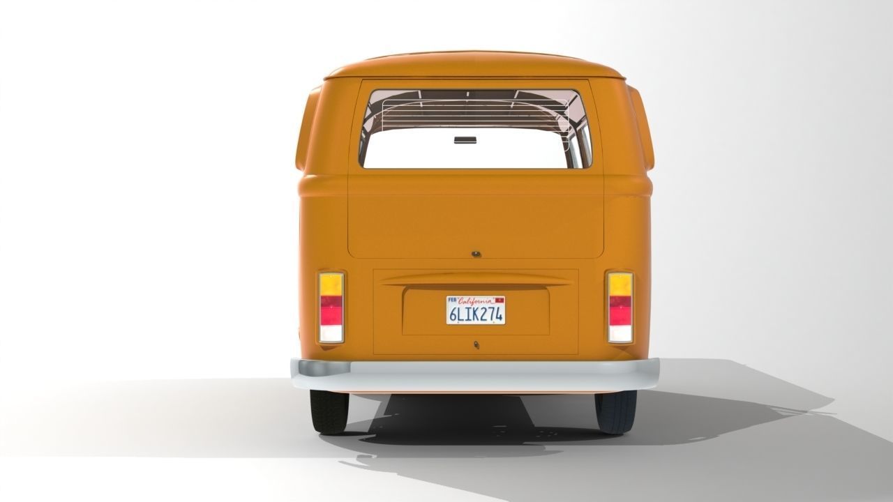 Volkswagen BUS 3D model 3D printable | CGTrader