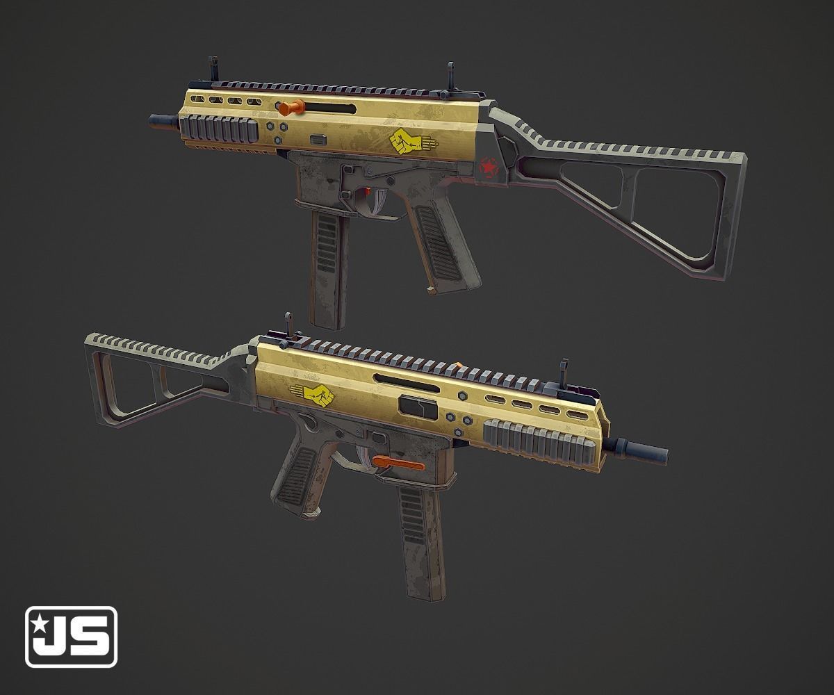 3D model Weapon Model Kit VR / AR / low-poly | CGTrader