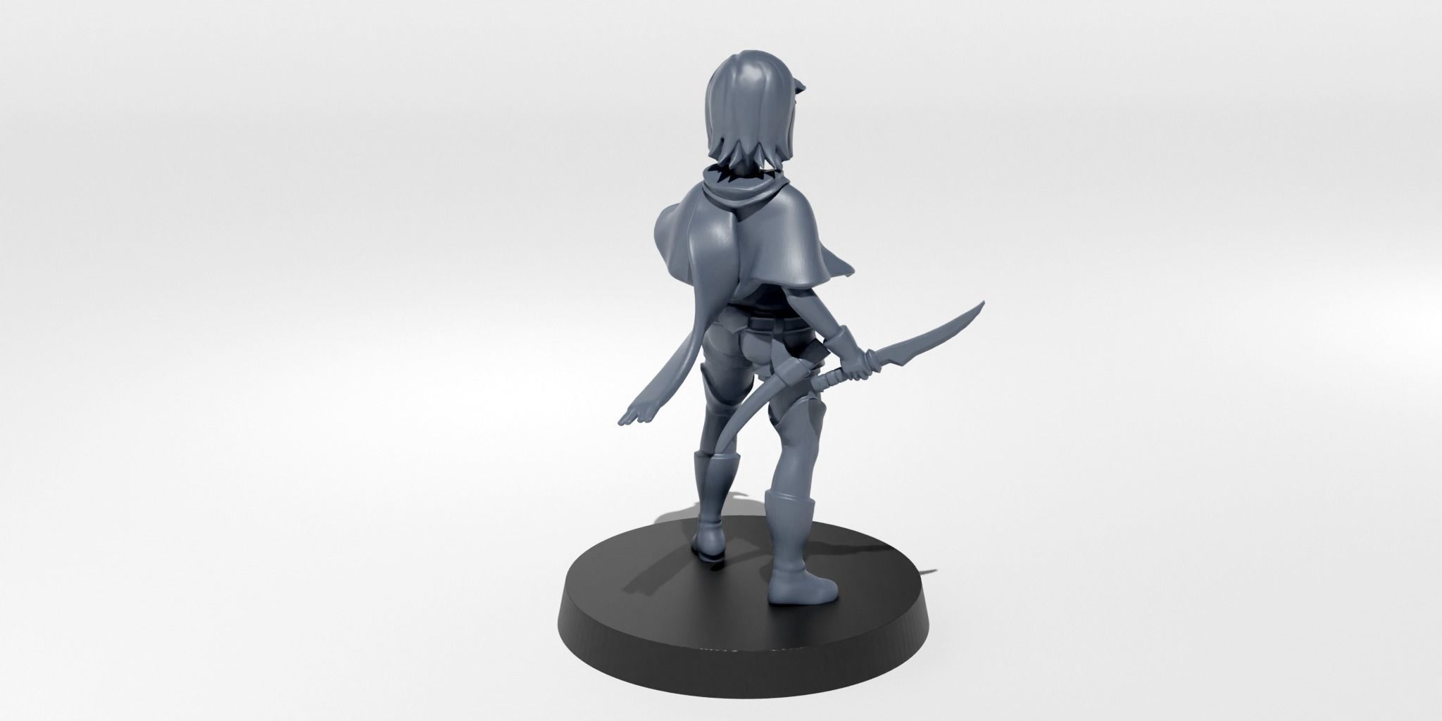 28mm Chris for Konosuba TRPG and DnD 3D model 3D printable | CGTrader
