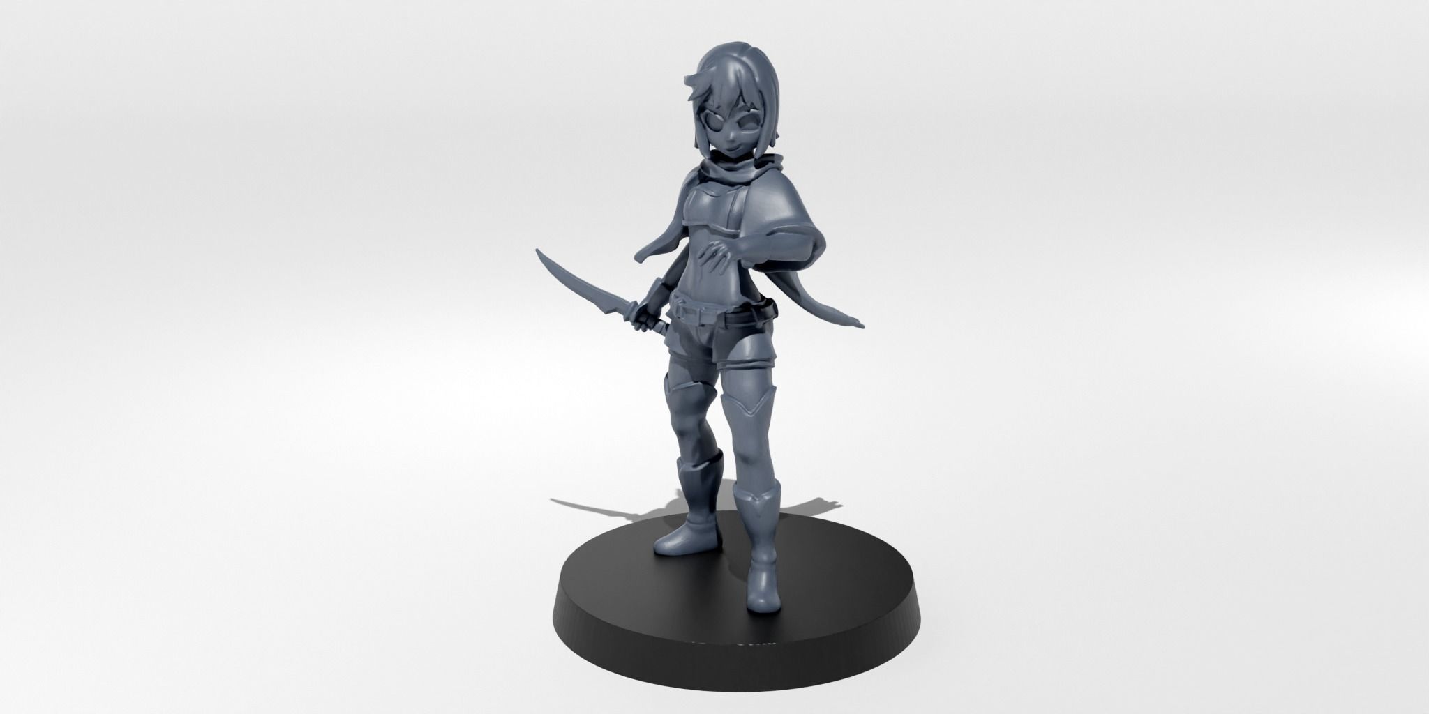 28mm Chris for Konosuba TRPG and DnD 3D model 3D printable | CGTrader