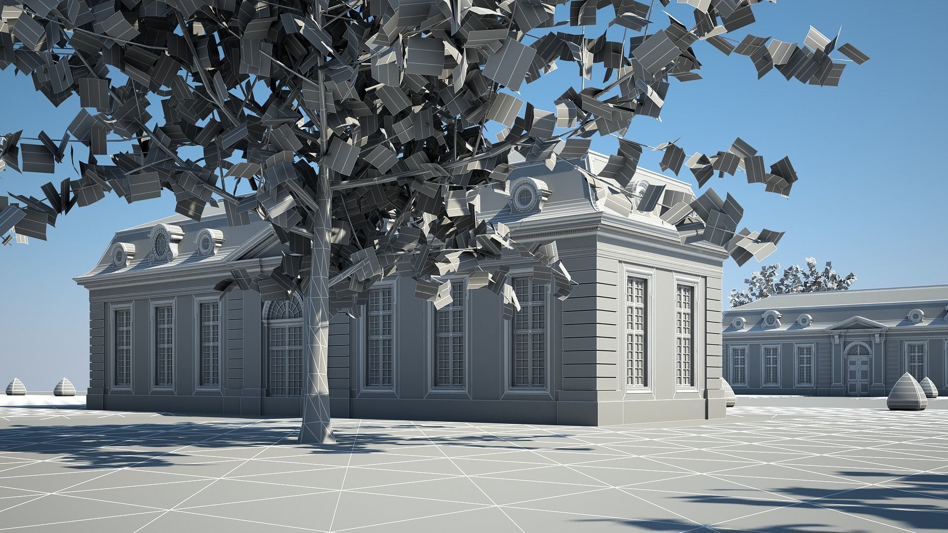 Classical Building II 3D model | CGTrader