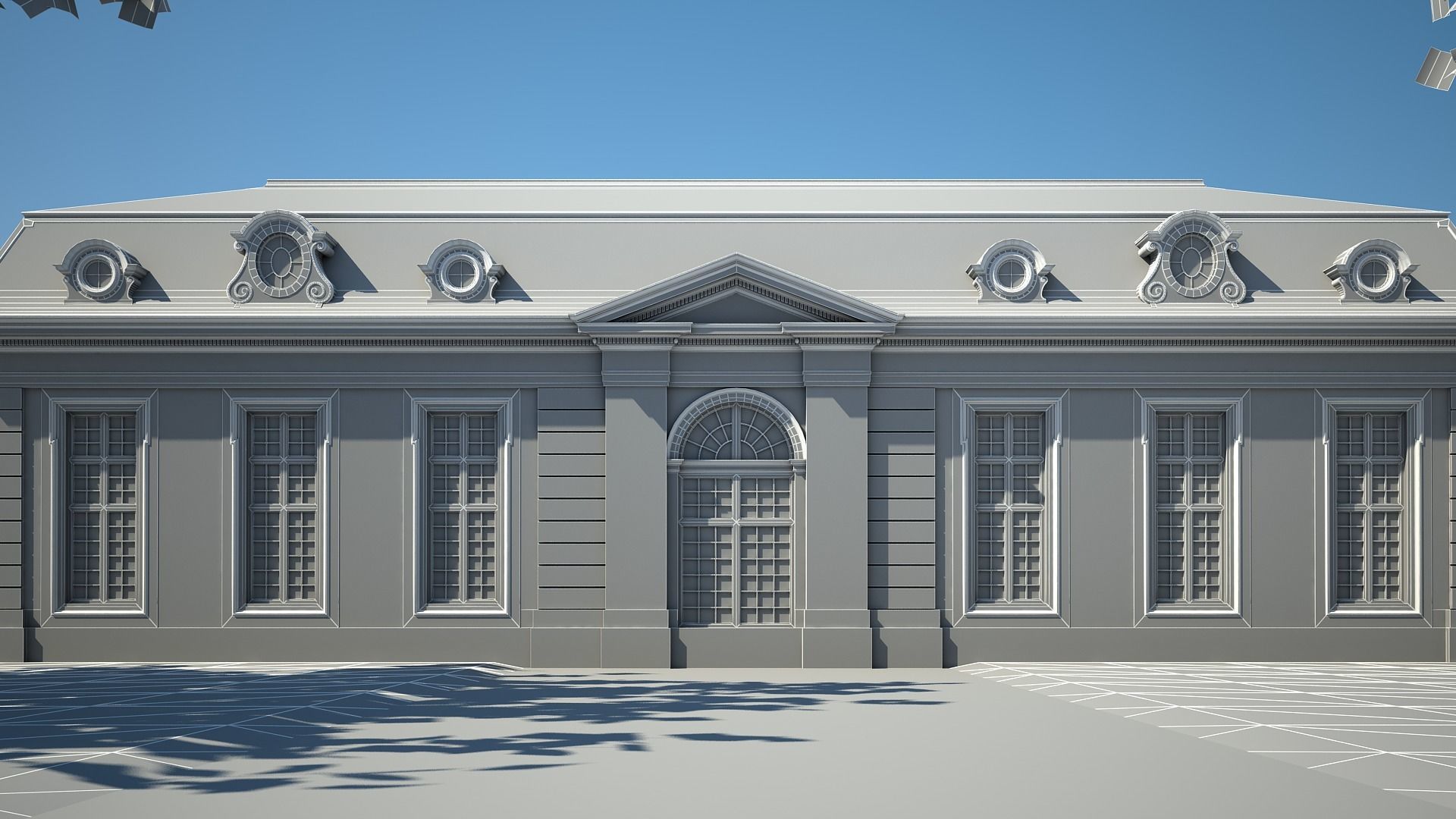 Classical Building II 3D model | CGTrader
