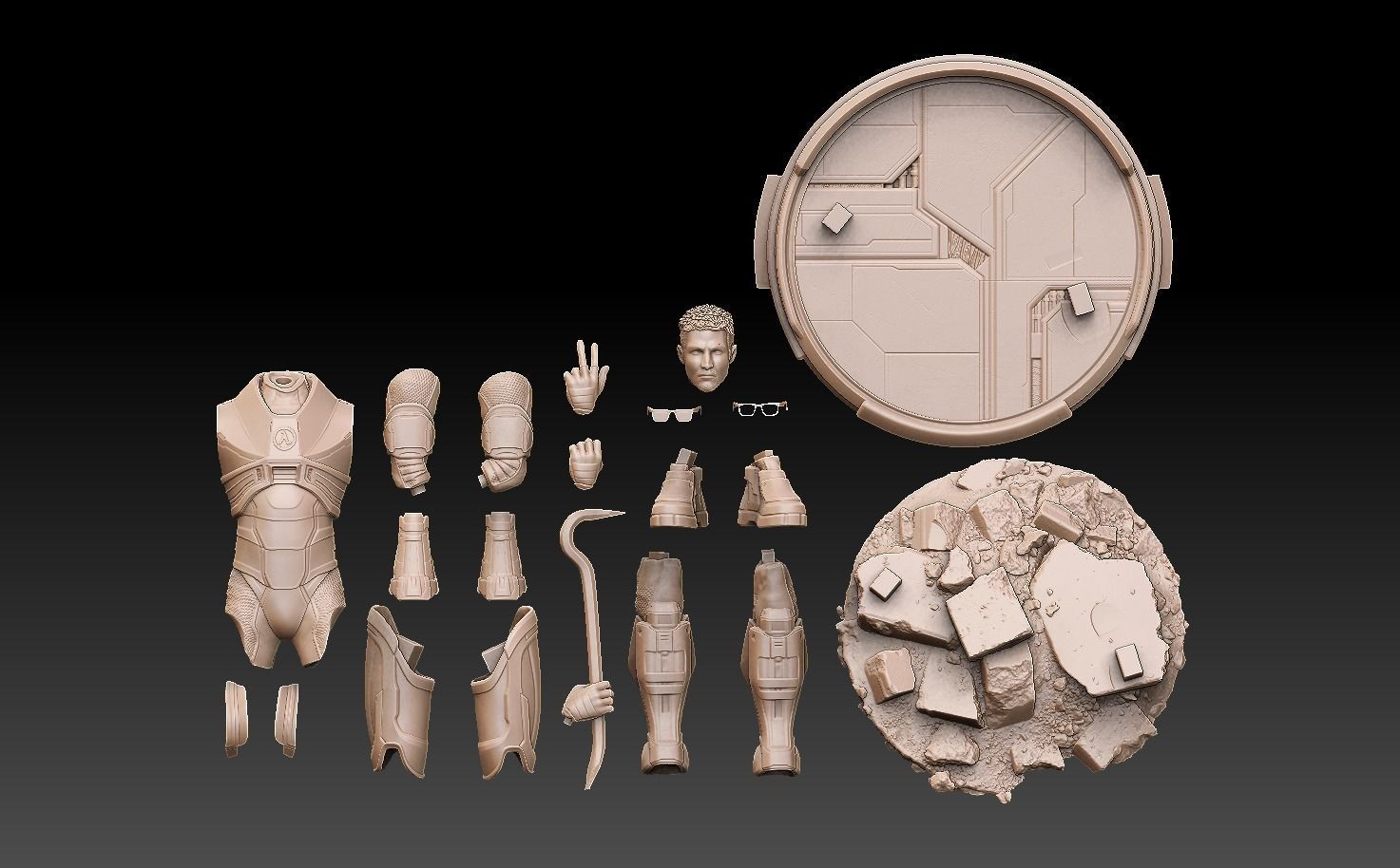 Gordon Freeman - Half Life 3D Print 3D model 3D printable | CGTrader