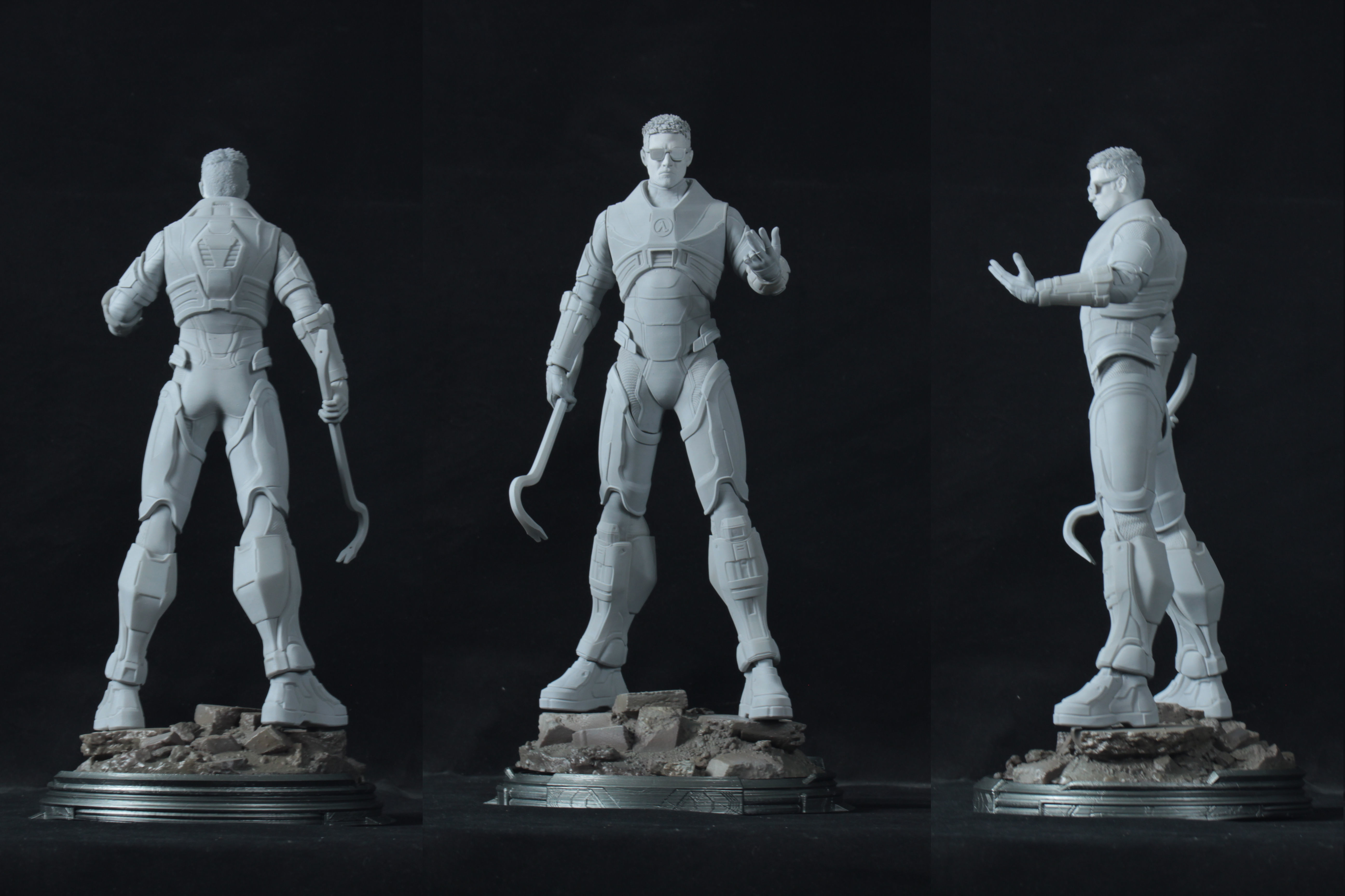 Gordon Freeman - Half Life 3D Print 3D model 3D printable | CGTrader