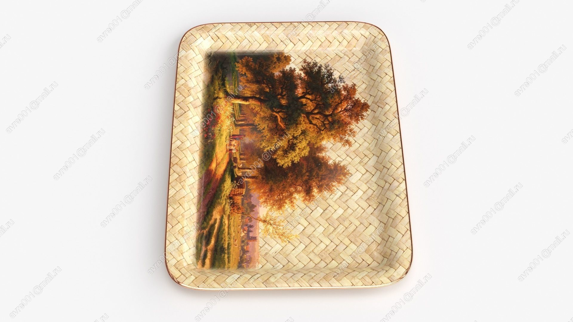 Beautiful tray 3D model | CGTrader