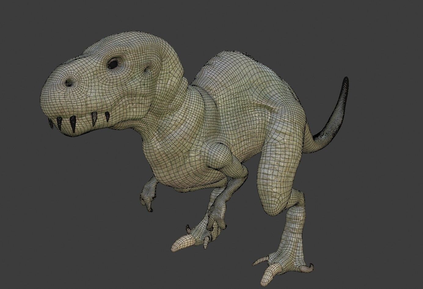 Comic book style Dinasour 3D model | CGTrader