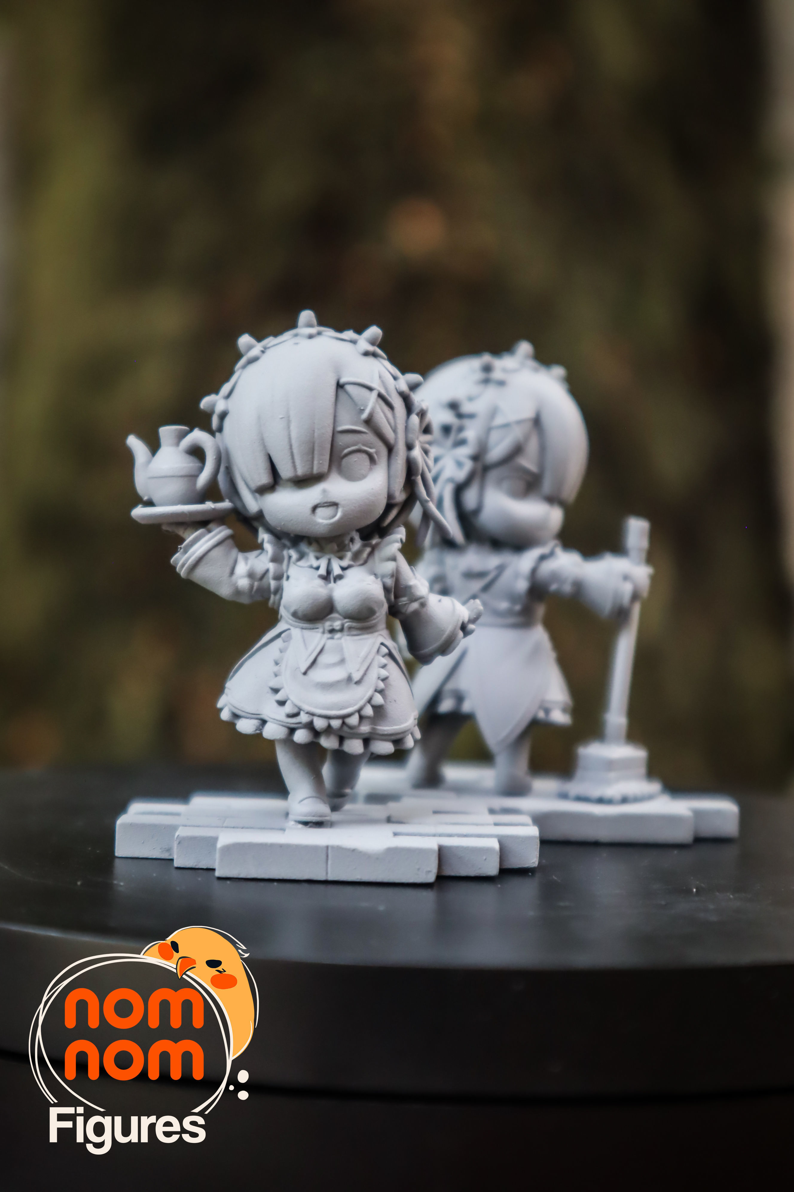 Rem and Ram - ReZero 3D model 3D printable | CGTrader