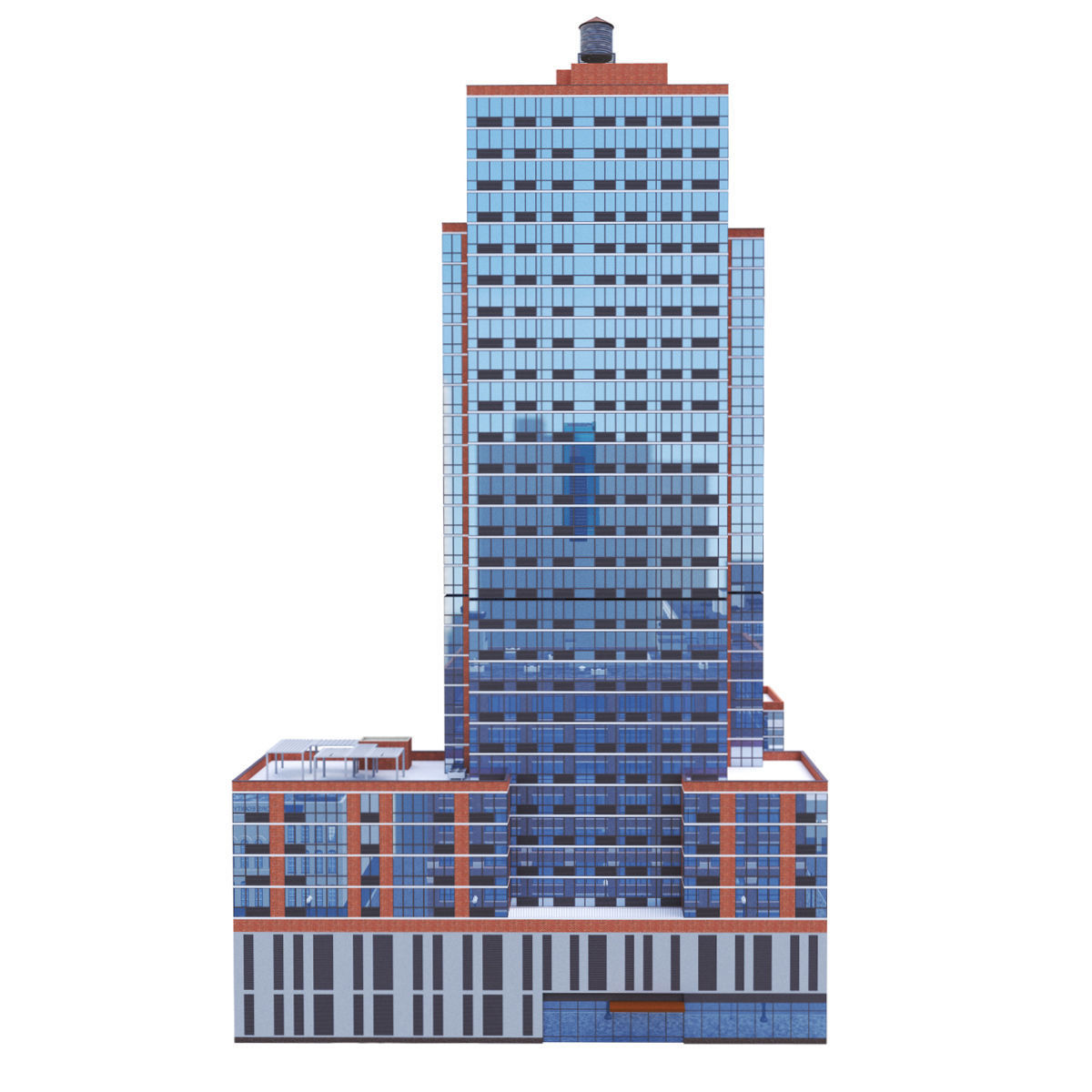 AVA High Line Building 3D model | CGTrader
