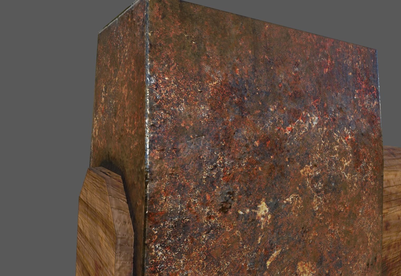 3D model Reality Rust Metal Smart Material - Axe Model - Pbr 8k Texture ...