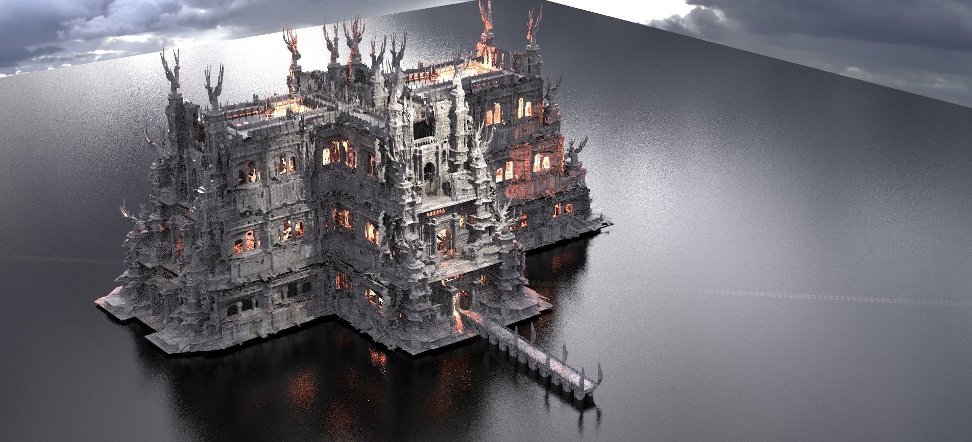 The Evil Elites Mansion 3D model | CGTrader