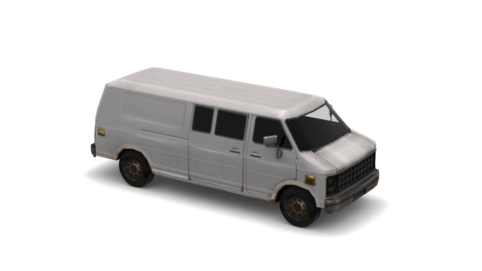 3D model Low Poly Van - Game Ready Vehicle VR / AR / low-poly | CGTrader