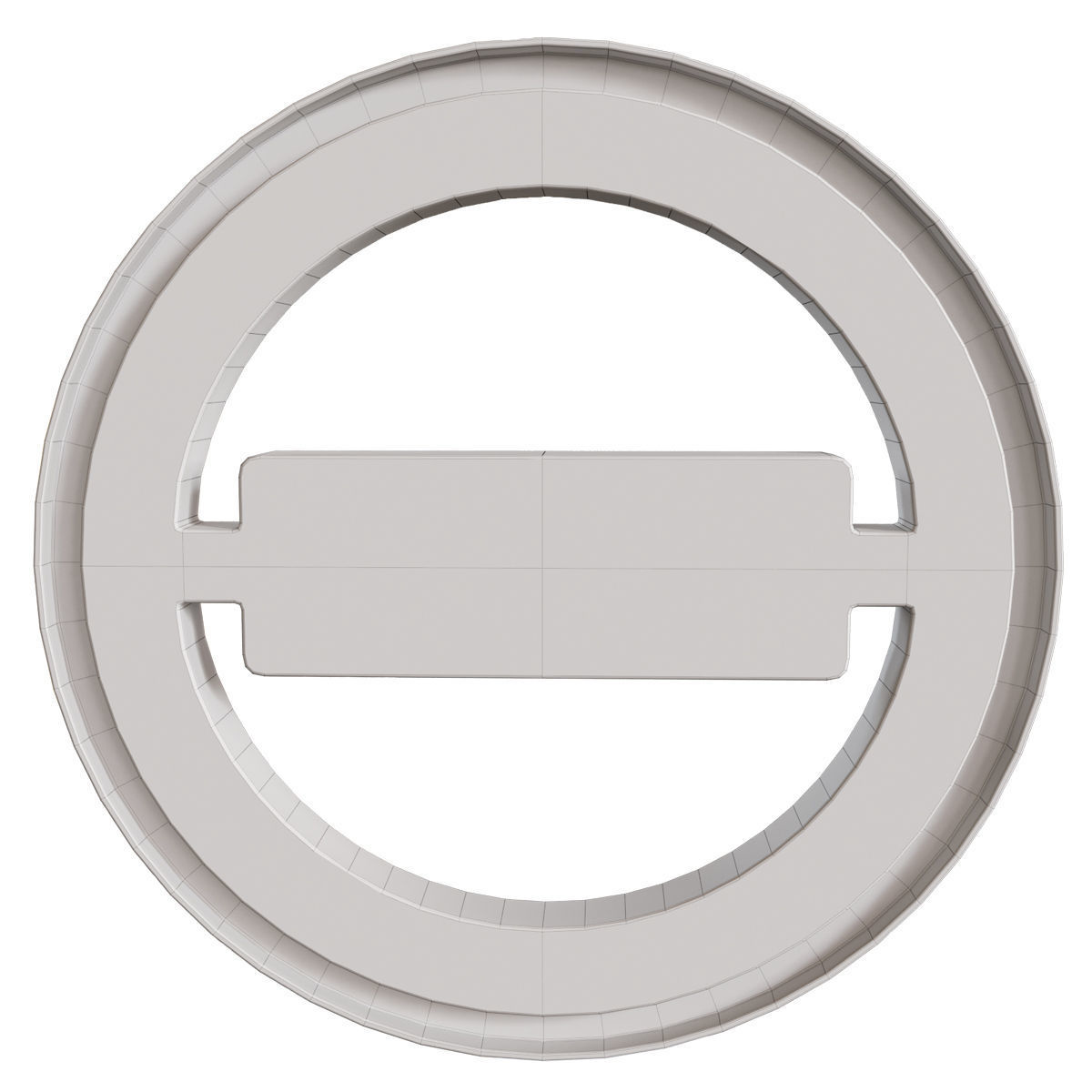LED Ring Wall Clock 3D model | CGTrader