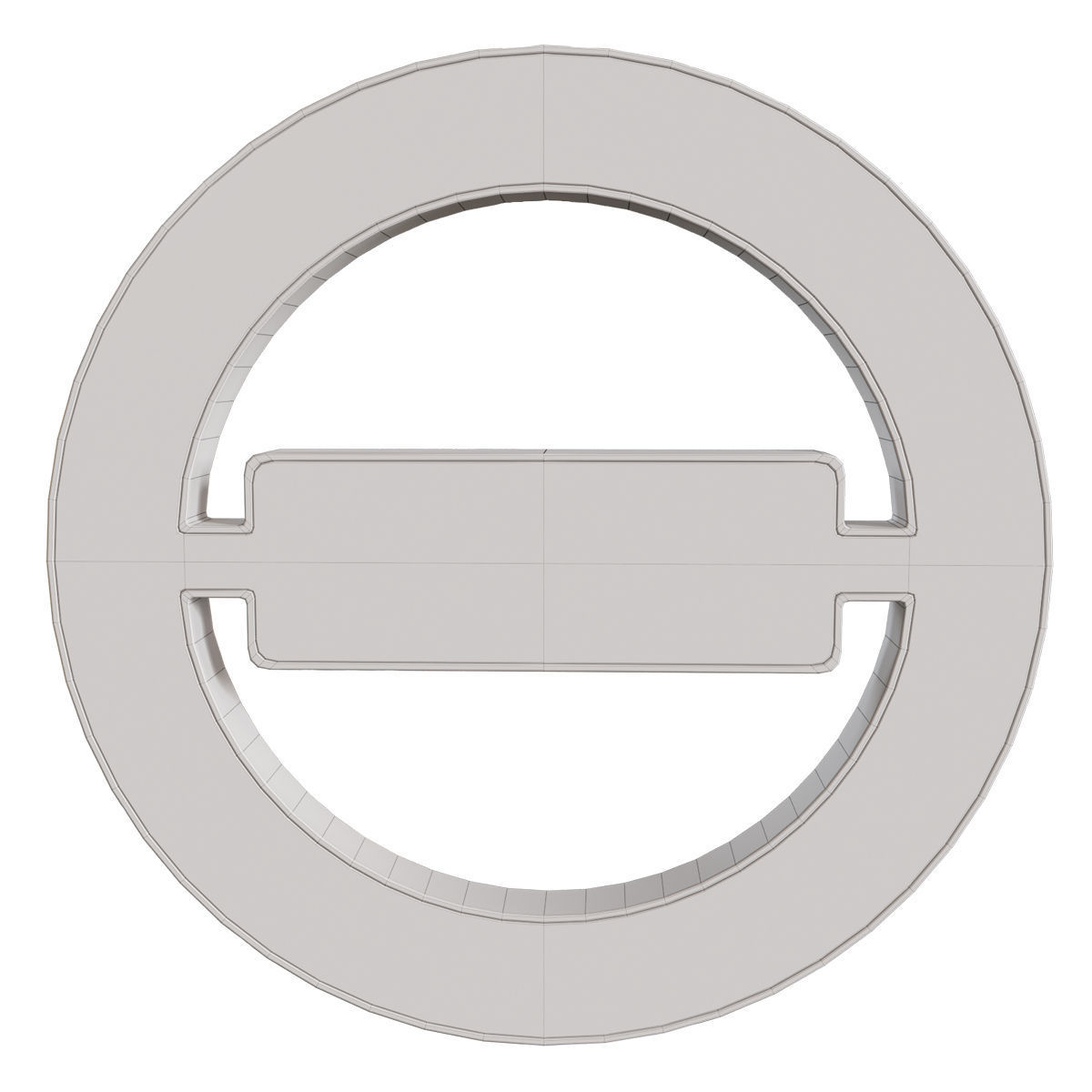 LED Ring Wall Clock 3D model | CGTrader
