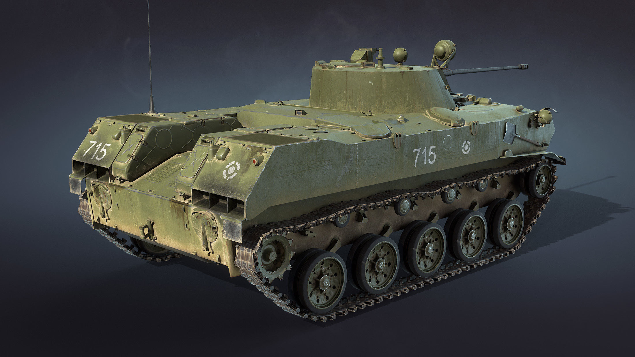 3D model BMD-2 LOD2 VR / AR / low-poly | CGTrader
