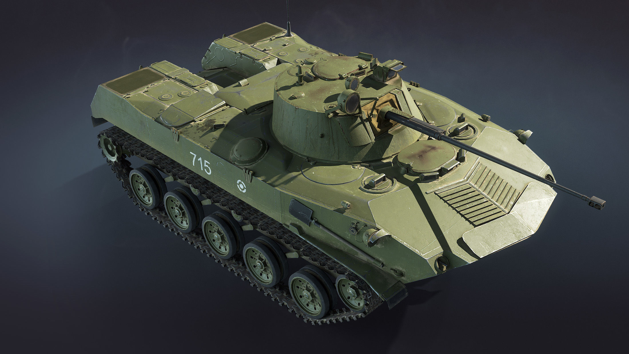 3D model BMD-2 LOD2 VR / AR / low-poly | CGTrader