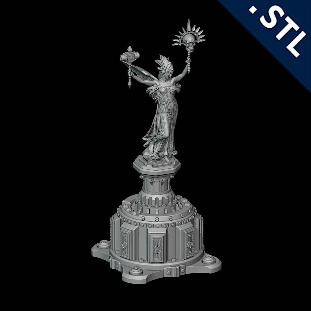 Angel of War - Statue free 3D model 3D printable | CGTrader