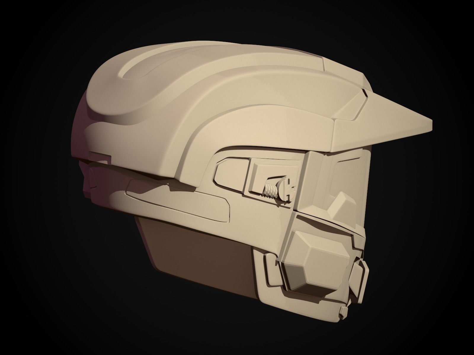 printable halo mk5 sci-fi helmet with body kits 3D model 3D printable ...