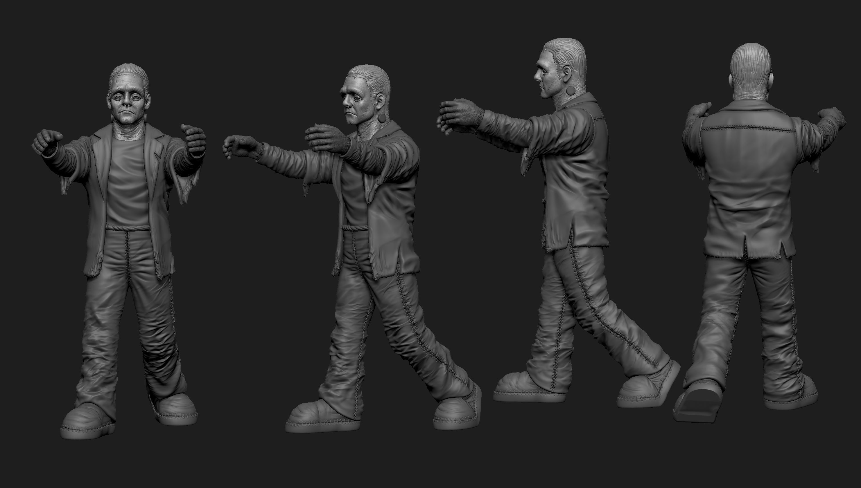 Frankenstein 3d print model 3D model 3D printable | CGTrader