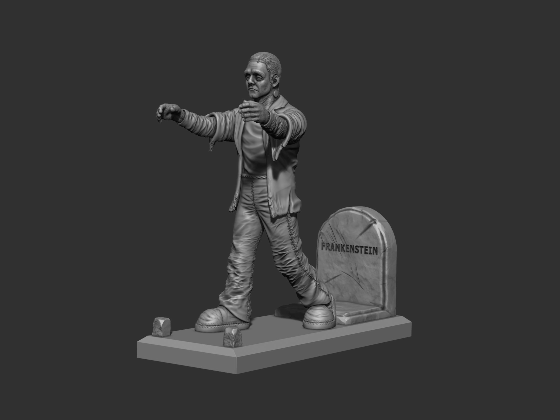 Frankenstein 3d print model 3D model 3D printable | CGTrader