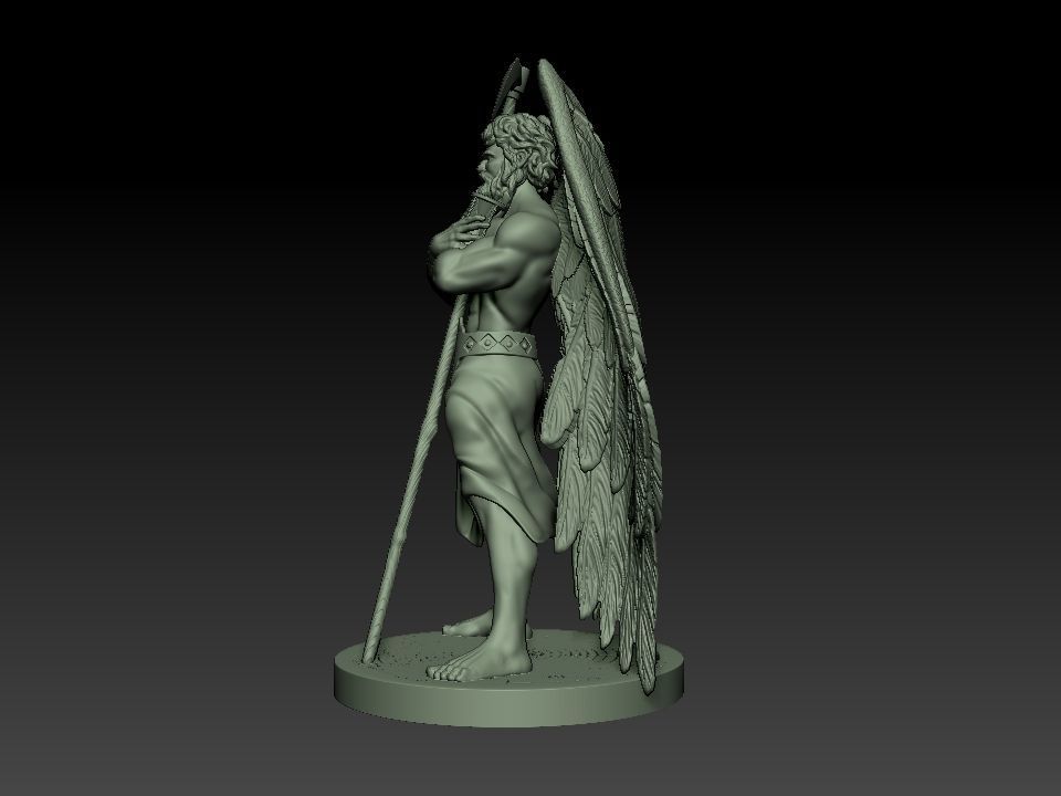 Chronos God of Time 3D model 3D printable | CGTrader