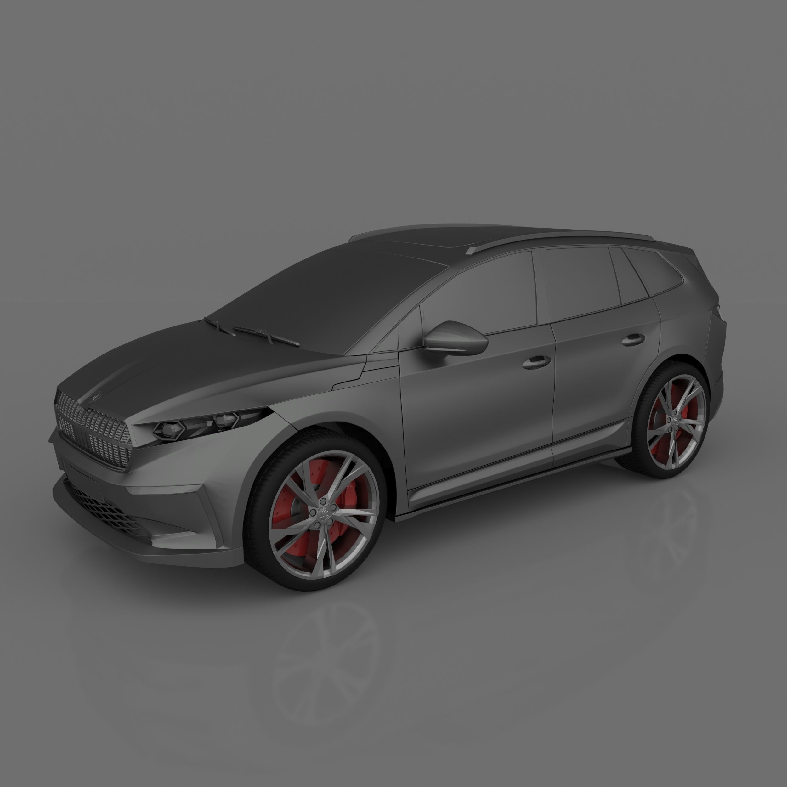 Skoda Enyaq IV Ready to Print STL Files 3D model 3D printable | CGTrader