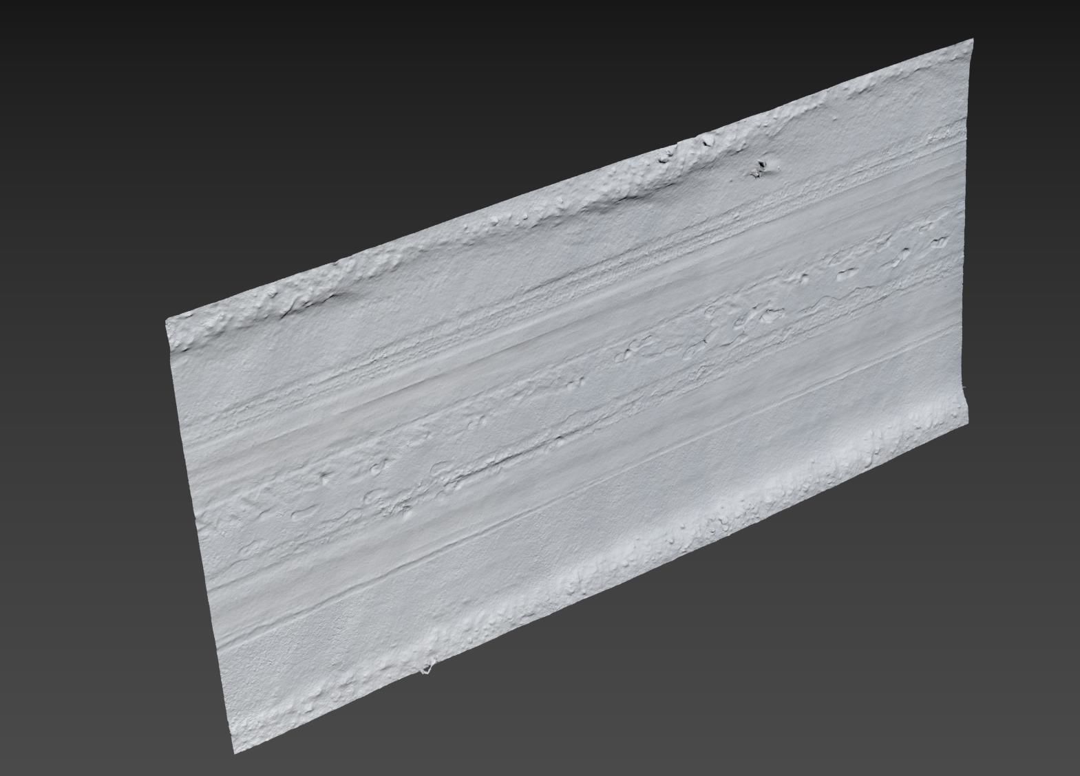 Ultra realistic Snow road 1 2021Hq Scan 3D model | CGTrader