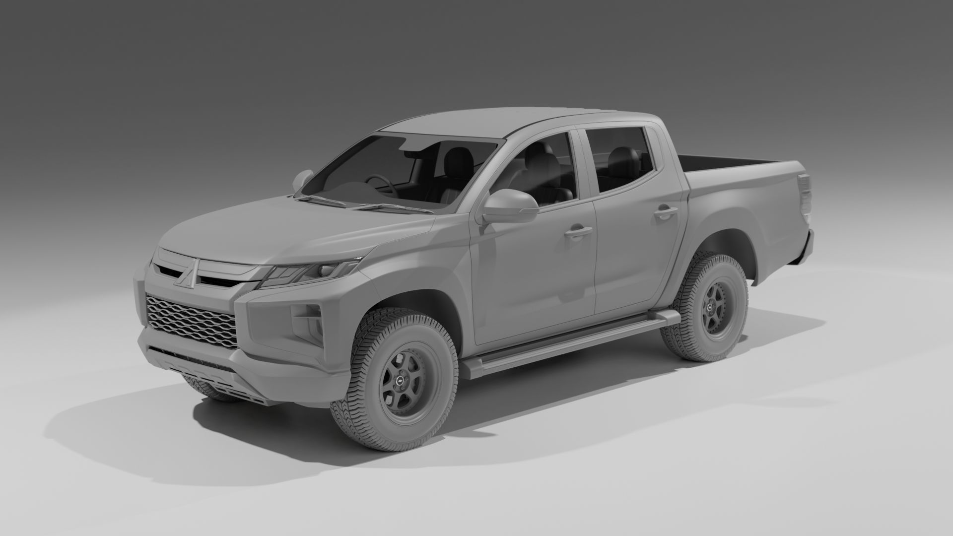 Mitsubishi Triton 2020 3D model | CGTrader