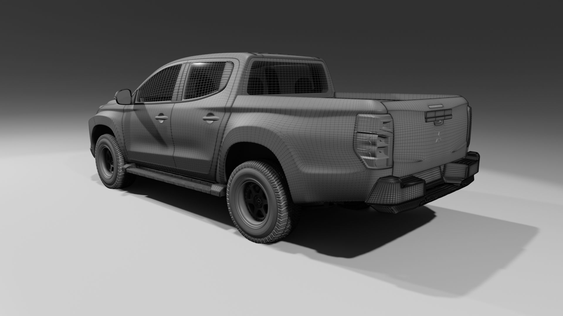 Mitsubishi Triton 2020 3D model | CGTrader