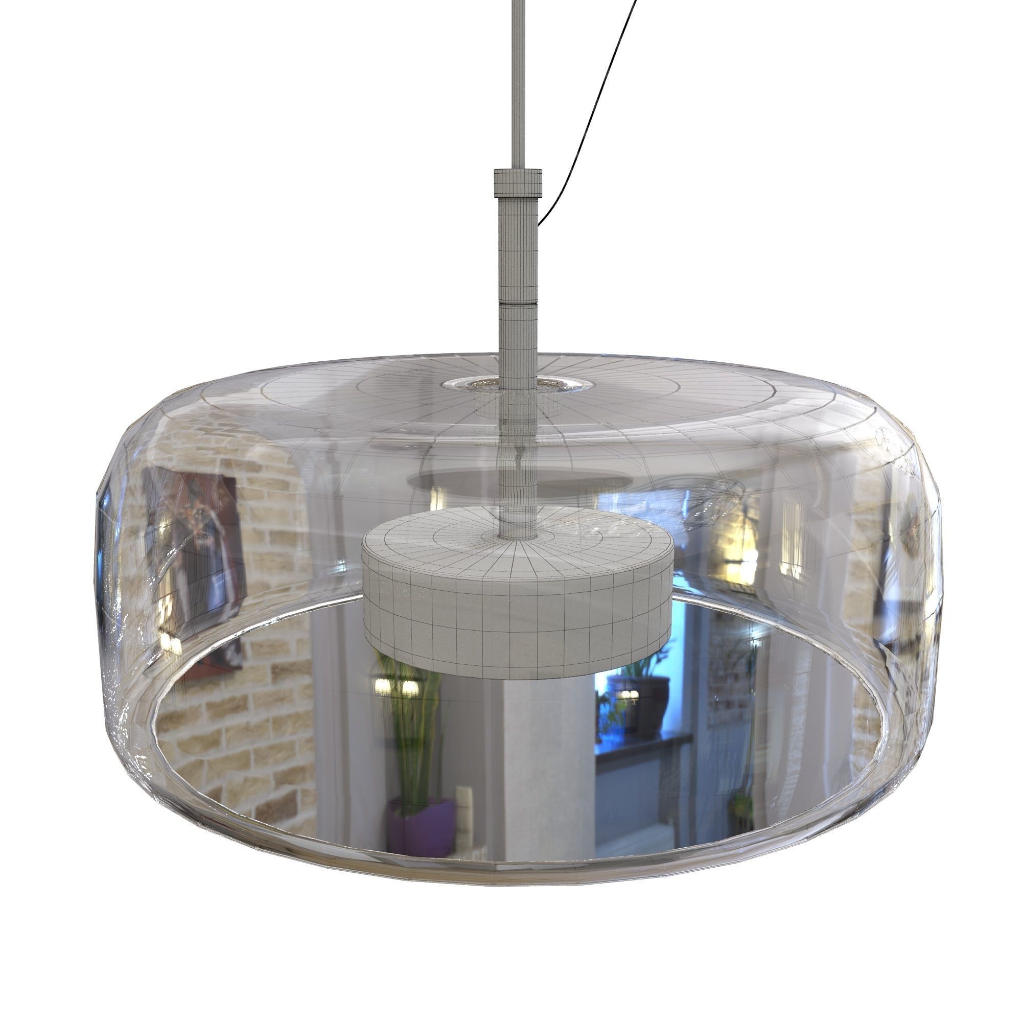 Mossen lampatron 3D model | CGTrader