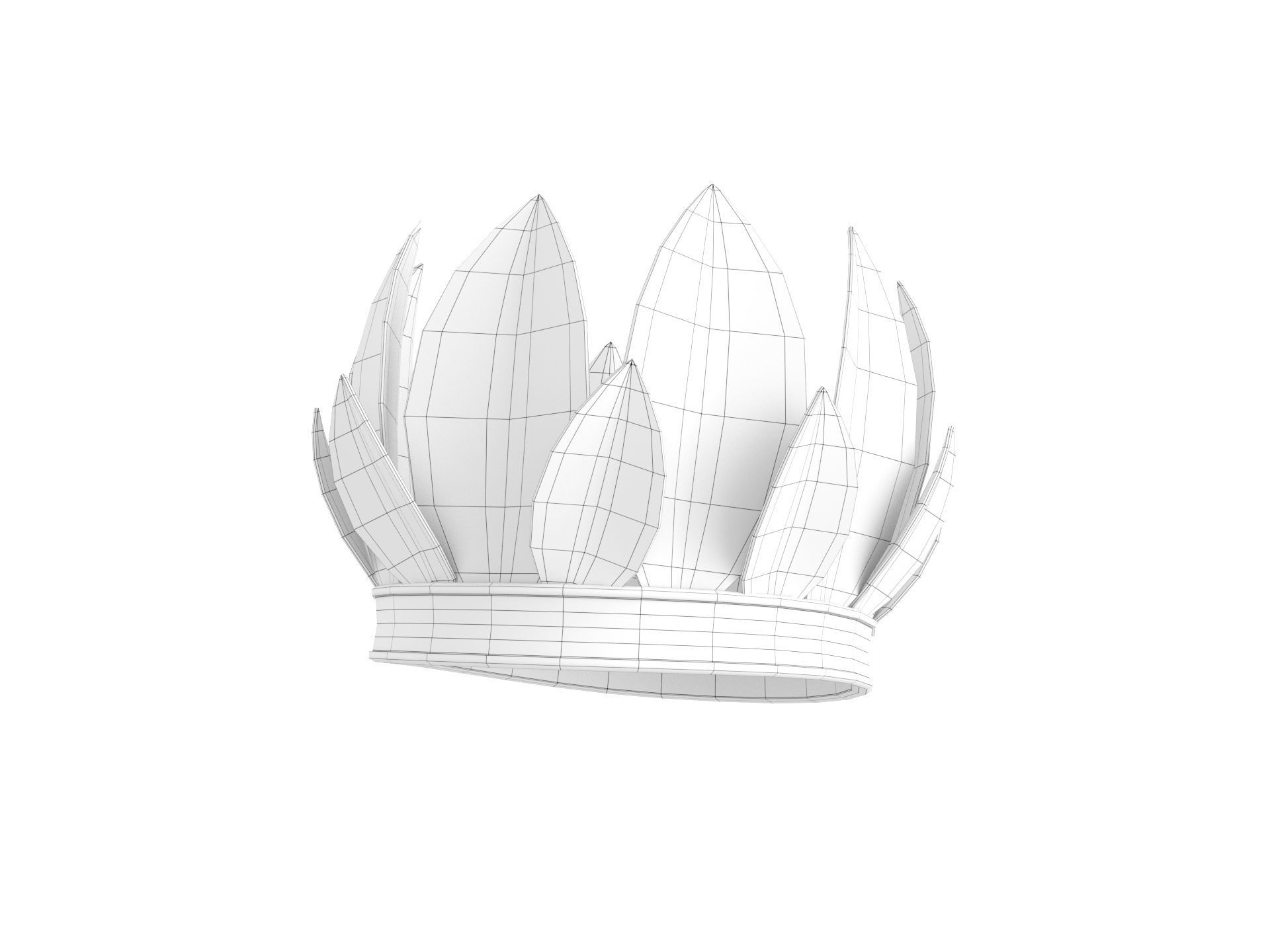 Leaf Crown 3D model | CGTrader