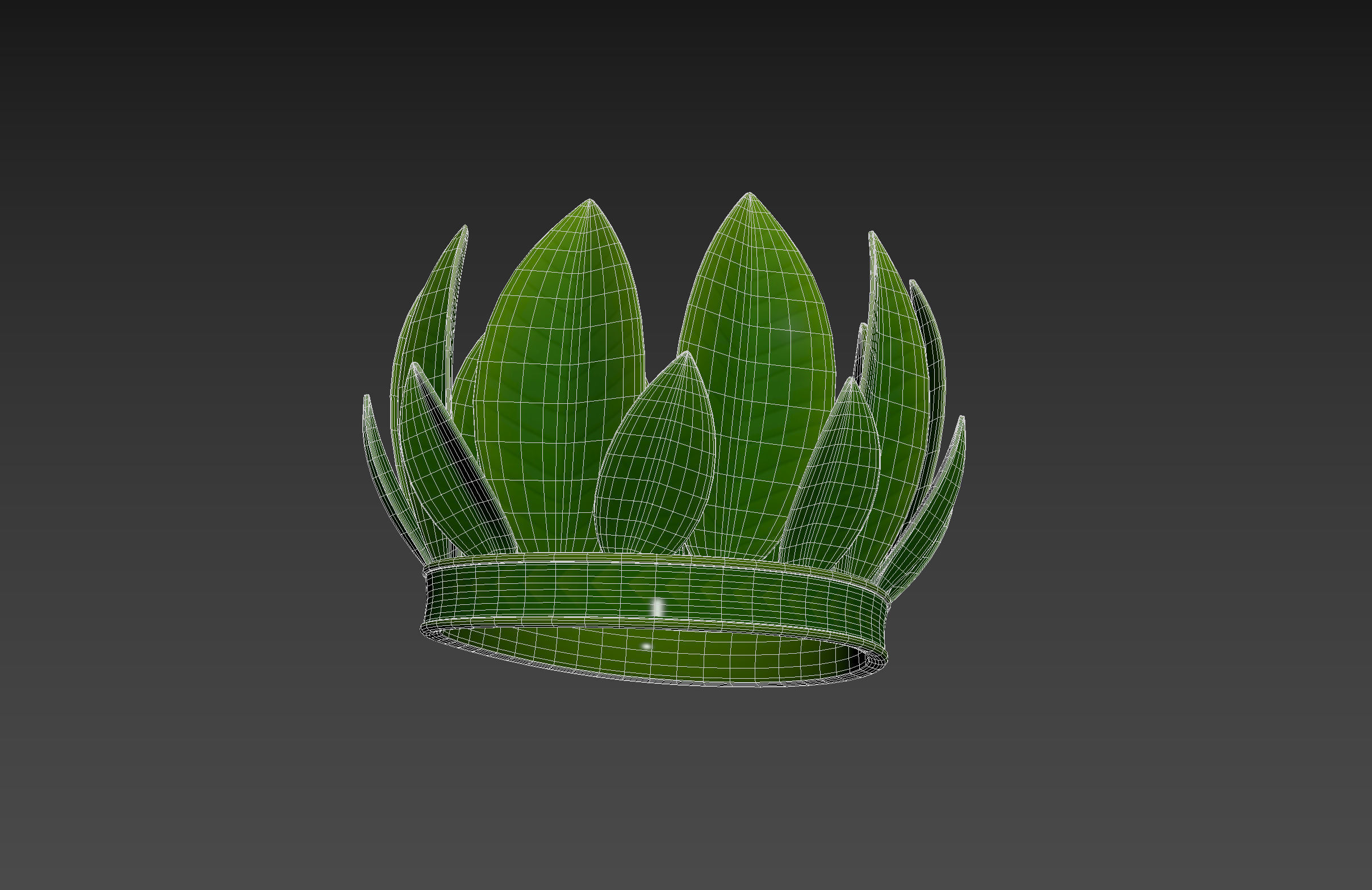 Leaf Crown 3D model | CGTrader