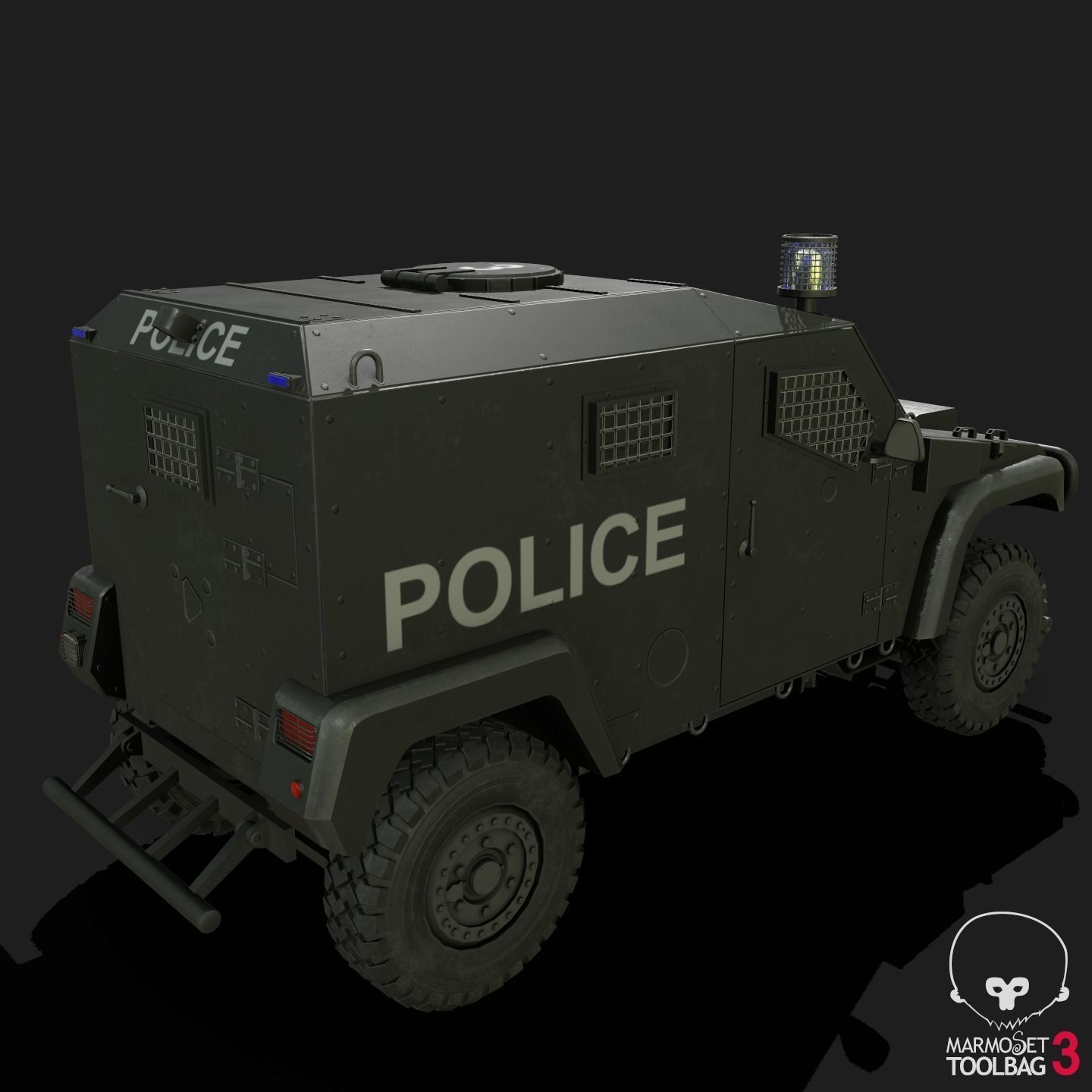 3D model ARQUUS DAGGER 4X4 LAV VR / AR / low-poly animated | CGTrader