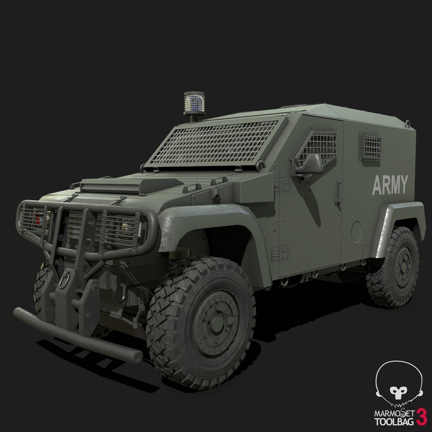 3D model ARQUUS DAGGER 4X4 LAV VR / AR / low-poly animated | CGTrader
