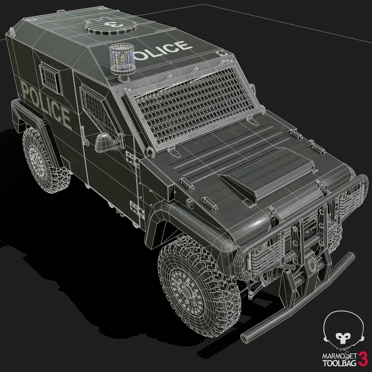 3D model ARQUUS DAGGER 4X4 LAV VR / AR / low-poly animated | CGTrader